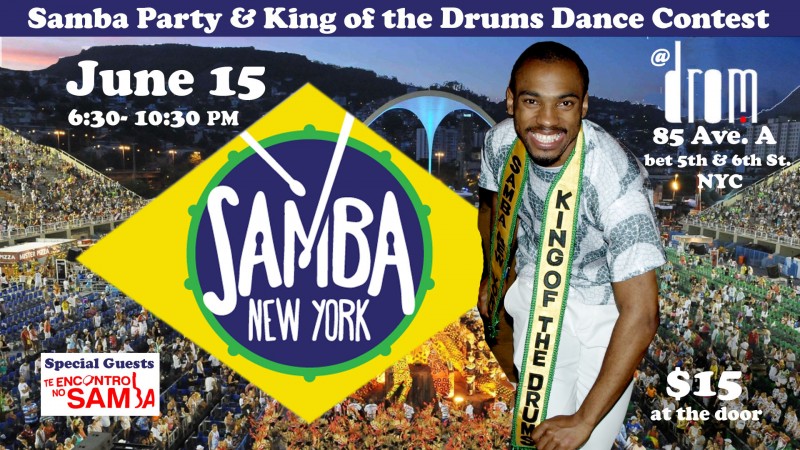 Samba New York's King of the Drums Samba Party | Dance/NYC