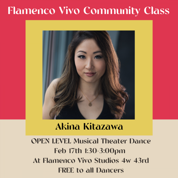 Free Musical Theater Dance Class with Akina Kitazawa | Dance/NYC